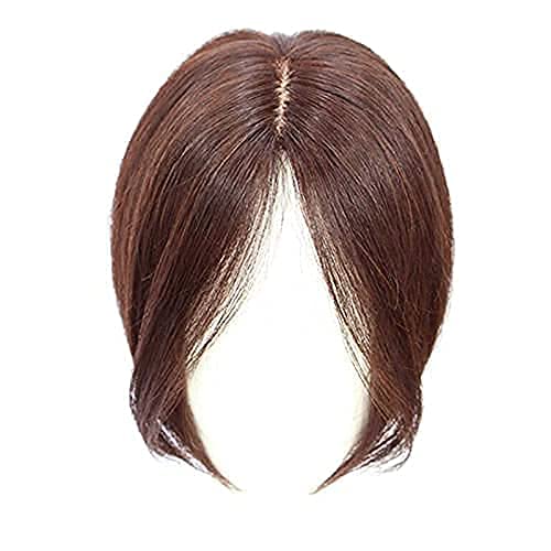 Amazon.com : 100% Human Hair Topper Toupee Mini Small Clip in Hair ...