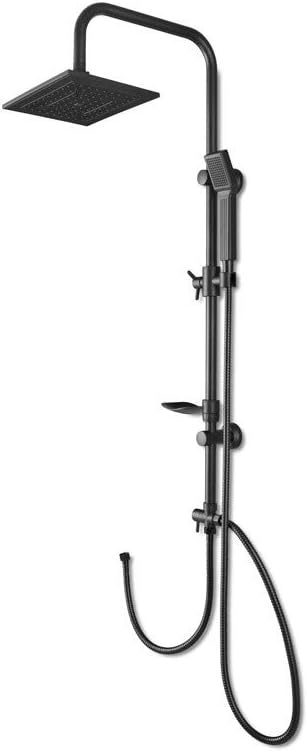 LIFA LIVING Rain Shower Set Rust-Free Shower Set Overhead Shower Rail ...