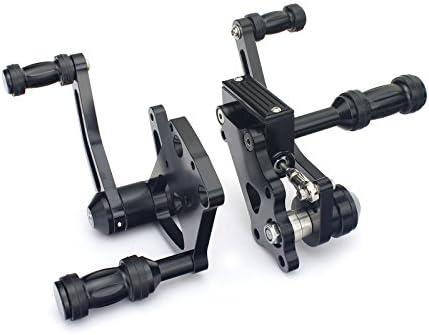 Amazon.com: TOFR CNC Forward Controls Footpegs for Harley Softail 2000 ...