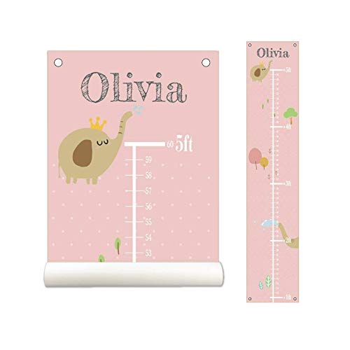 Personalized Canvas Growth Chart for Kids, Height Chart for - Want It All