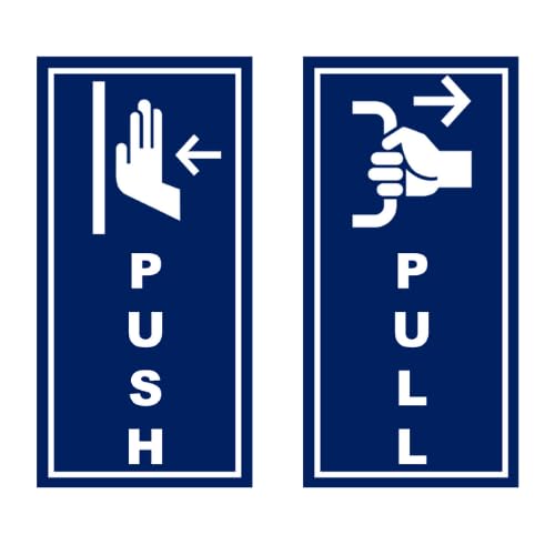 5S Door Push/Pull Identification Stickers | 5S essentials | Set of 5 ...