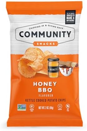 Amazon.com: Community Snacks - 25 Count Honey BBQ Flavor Kettle Cooked ...