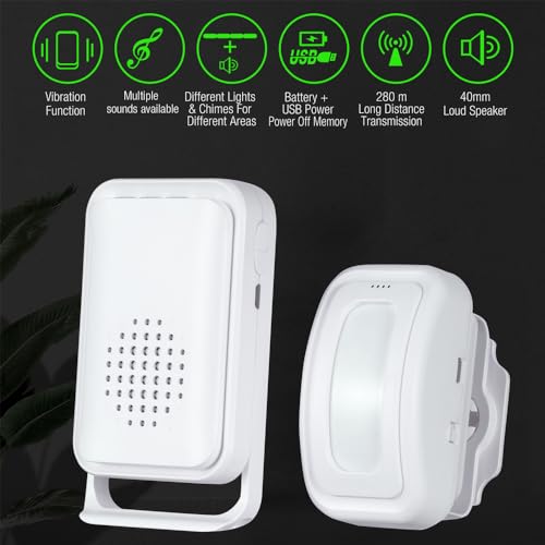 Motion Sensor Doorbell Entry Alert, Shop Store Office Business Home ...