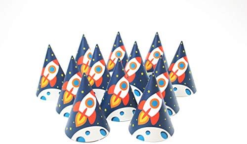 Amazon.com: Trip to The Moon- Party Hats | 12 Pack | Birthday Hat ...