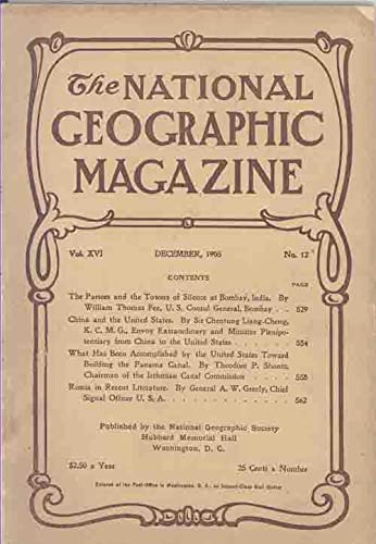 National Geographic Magazine - December 1905: Vol. XVI, No. 12 "The ...