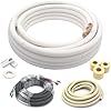 Amazon.com: TAUROX 25FT Mini Split Line Set 1/4" & 1/2" O.D Copper ...