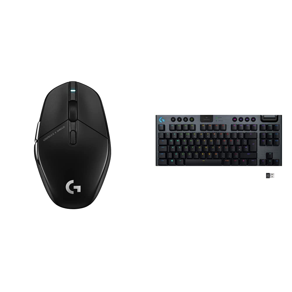 Buy Logitech G303 Shroud Edition Wireless Gaming Mouse Black & 915 ...