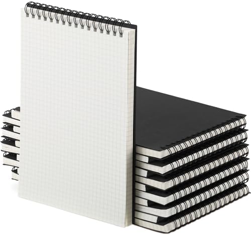 Engrowtic Graph Paper Spiral Notepad A5 Top Wirebound Notepad Grid ...
