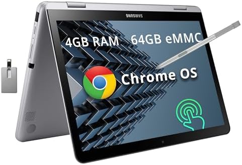 Amazon.com: SAMSUNG Chromebook Plus V2 2-in-1 Touchscreen Laptop, 12.2 ...