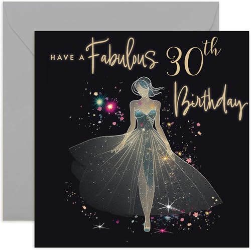 30th Birthday Cards for Girls - Age 30 Years Old Fabulous Birthday Card ...