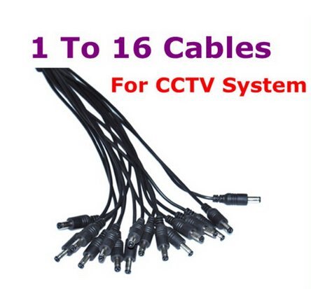 Snapklik.com : DC 1 Female To 16 Male Power Splitter Adapter Cables For ...