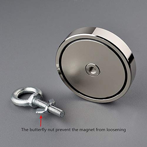 Mutuactor Super Powerful 1200LBS Vertical Magnetic Pull Force Neodymium ...