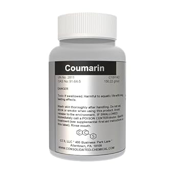 Coumarin High Purity Aroma Compound (25 Grams): Amazon.com: Industrial ...