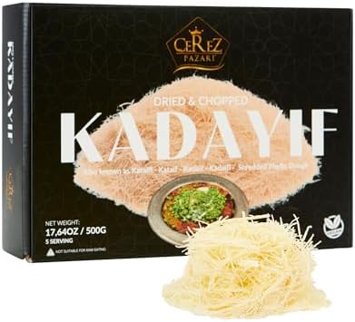 Amazon.com: Kataifi Shredded Fillo Dough 3.5 Oz (100 gr.) for Dubai ...