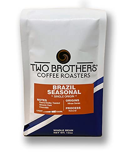 Amazon.com : TWO BROTHERS Brazil Limited Seasonal Coffee, 12 OZ ...