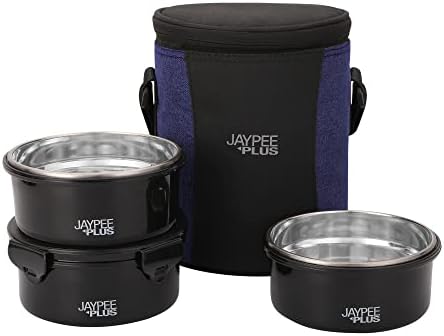 Buy Jaypee Plus Hottline 3-1200 ml Stainless Steel Electric Lunch Box ...