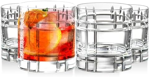 Amazon.com | Barski Whiskey Glasses - Double Old Fashioned Rocks Glass ...
