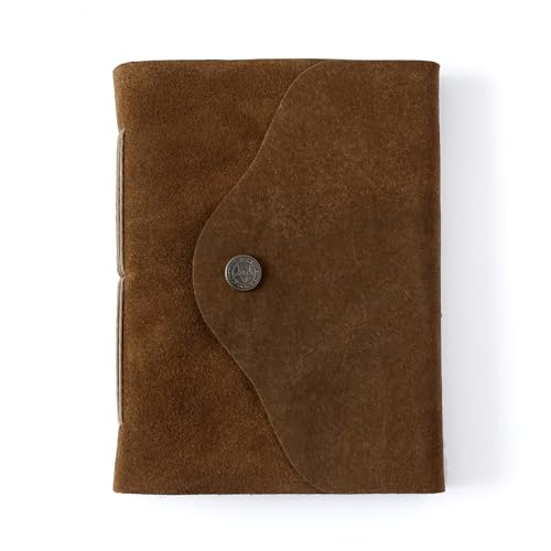 Amazon.com: Leather Journal with Suede Finish, 7x5 Inch Handmade ...