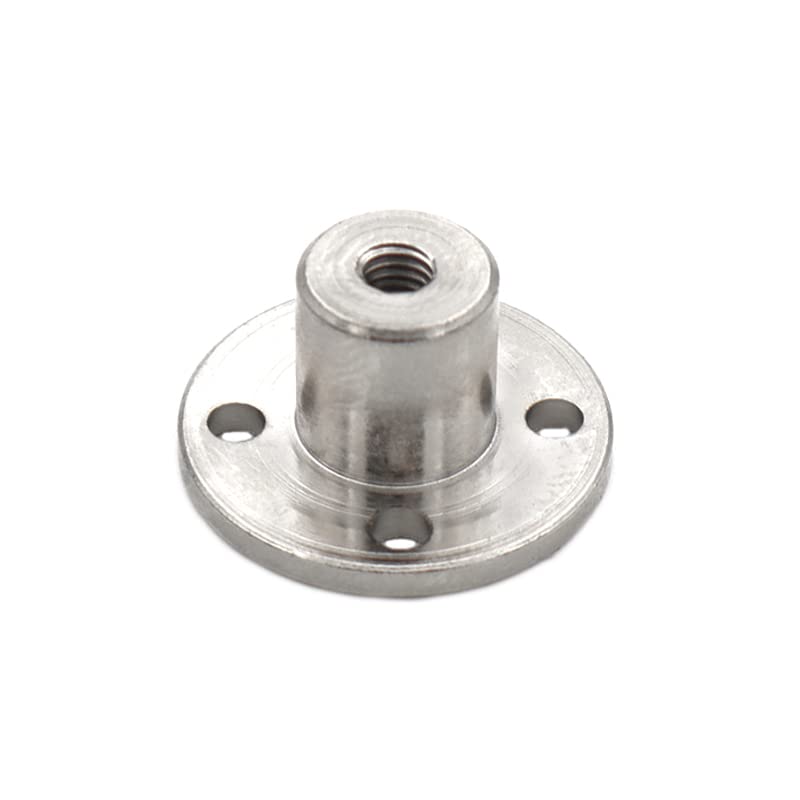 Snapklik.com : 4Pcs M3 Flange Coupling Connector, Threaded Shaft Gear ...