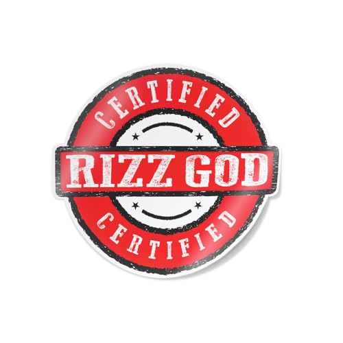 Amazon.com: Certified Rizz God Sticker – Official License to Charm, 3 ...