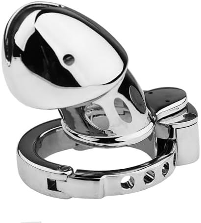 Amazon.com: Adjustable Stainless Steel Male Chastity Device with Lock ...