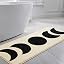 Amazon.com: Boho Moon Bath Mat, 52.5" x 20.5", Witchy Design - Non Slip ...