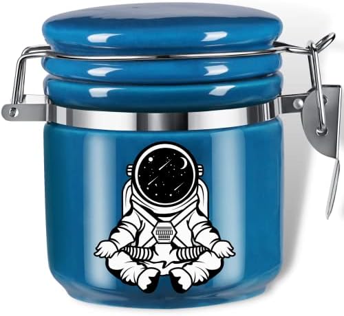 Amazon.com: CUMFYHOUS Airtight Glass Jar with Storage Box- 4 Pack Air ...