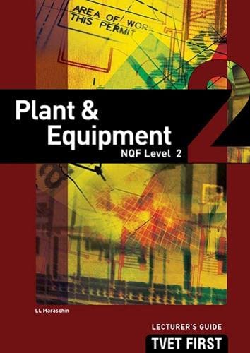 Buy Plant & Equipment NQF2 Lecturer's Guide (TVET First) Book Online at ...