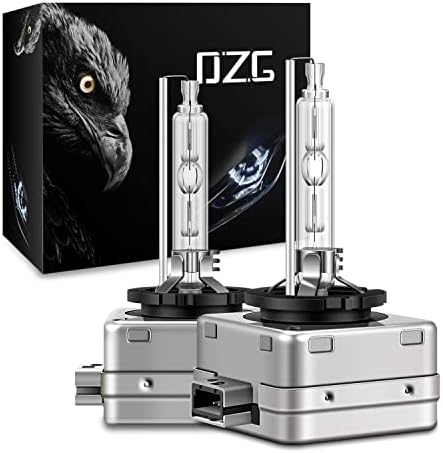 Amazon.com: DZG D1S HID Headlight Bulbs, 6000K Cool White Bright 35W High Low Beam Xenon ...