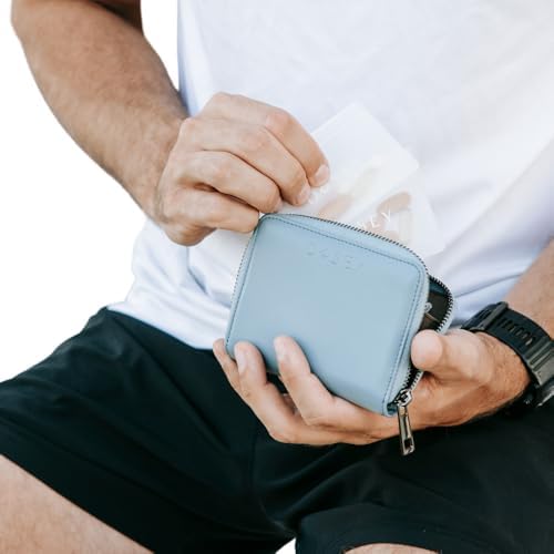 Amazon.com: Dosey Wellness Wallet Travel Pill Organizer & Easy-Slide ...