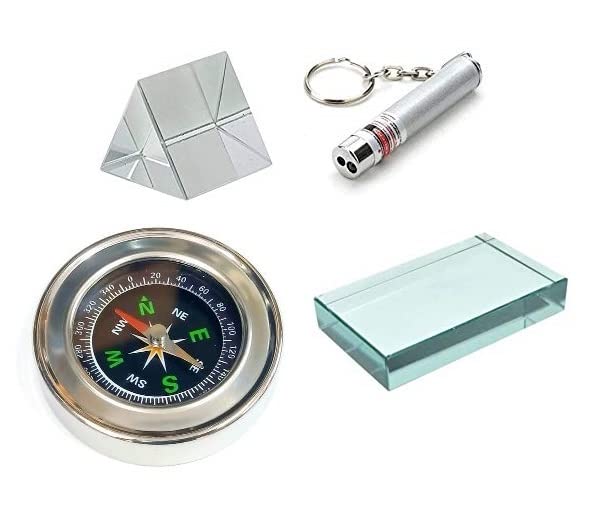 Buy ERH India Science Experiment DIY Kit Equilateral Glass Prism, Glass ...