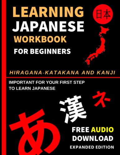 Buy Learning Japanese Workbook for Beginners: Hiragana Katakana And ...