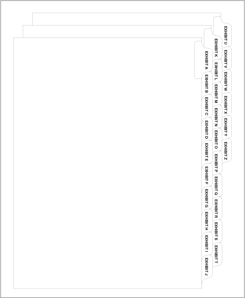 Amazon.com : Compatible Letter Size Tab Divider, Legal Tab Dividers ...