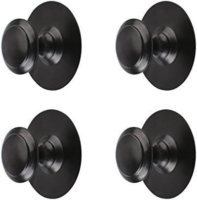 MOROBOR Stainless Steel Drawer Knobs, 4pcs Self-Stick Instant Cabinet ...