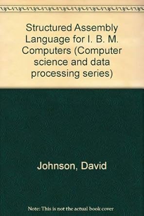 Structured Assembly Language for IBM Computers: 9780874846584: Computer ...