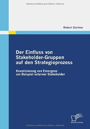 Amazon.com: Der Einfluss von Stakeholder-Gruppen auf den ...