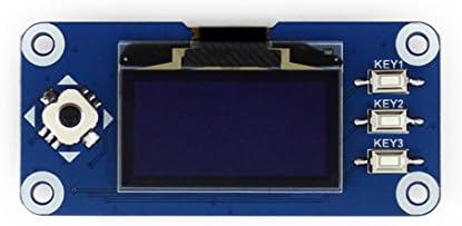 Amazon.com: Waveshare 1.3inch OLED Display HAT for Raspberry Pi 128x64 Pixels with Embedded ...