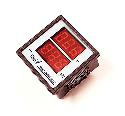 ERH India Digital Frequency Meter 0-90 Hz with Digital Voltage Meter 0 ...