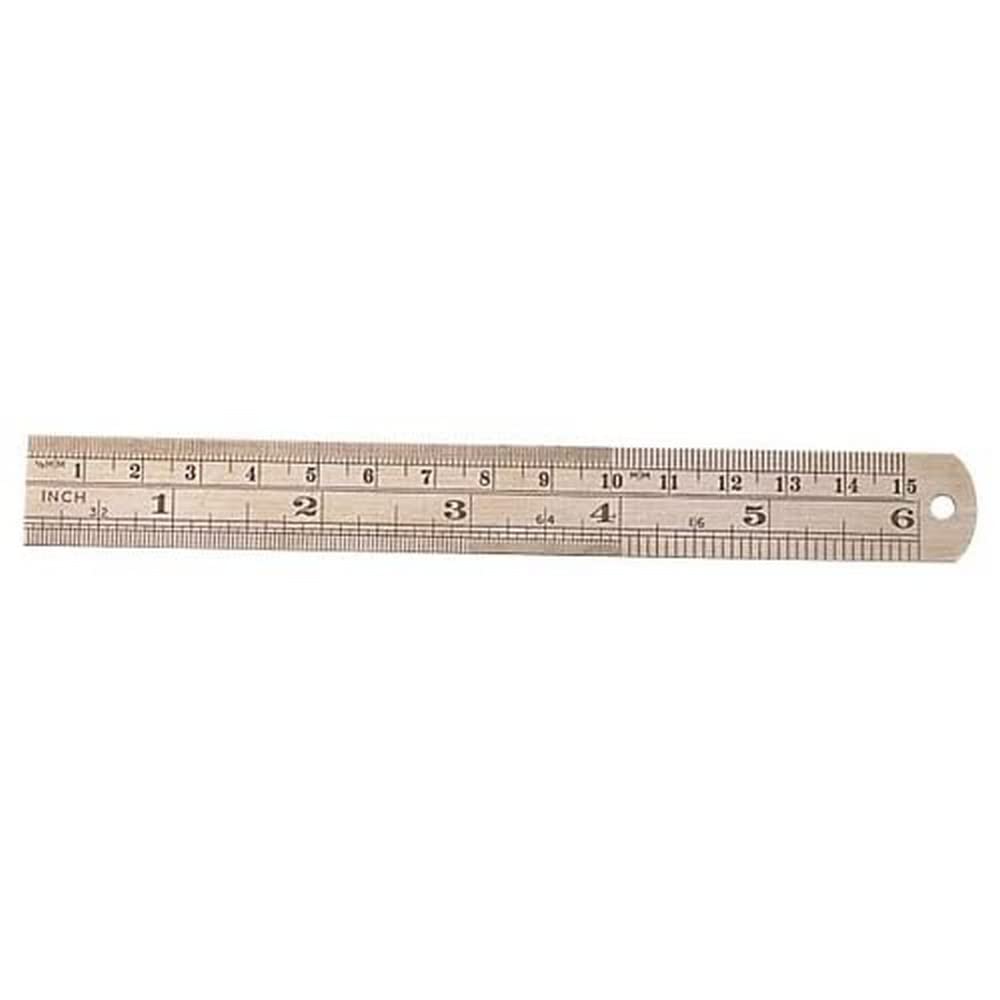 Draper 59633 Steel Rule 150mm/6 X19mm Wide : Amazon.co.uk: DIY & Tools