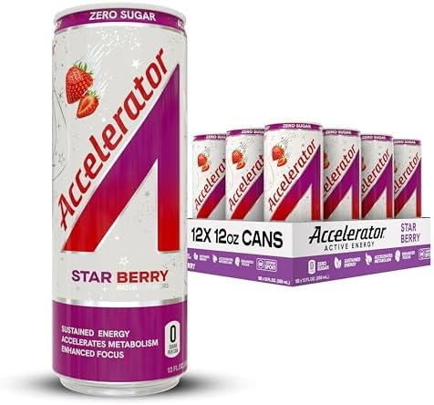 Amazon.com : Accelerator Active Energy Drink Sugar Free Zero Carbs ...