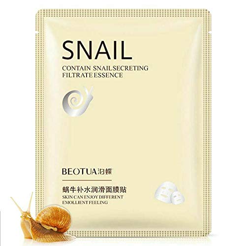Amazon.com : Beotua Snail Essence Hydrating Lubrication Face Mask ...