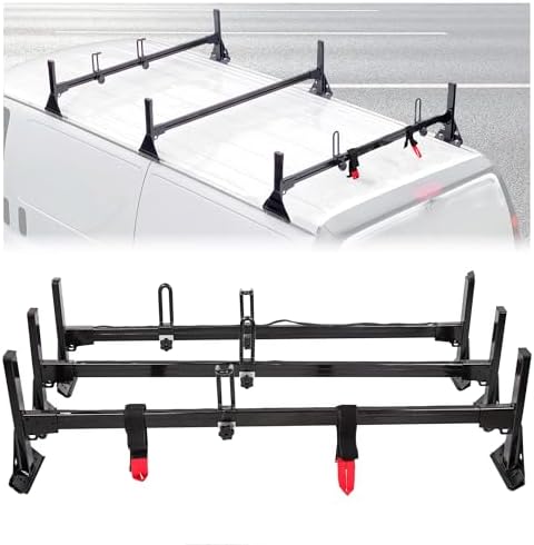 Amazon.com: Universal Ladder Rack for Van, Van Roof Rack for Chevy ...