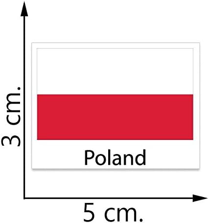 Amazon.com : Poland Flag Temporary Tattoos Sticker Body Tattoo : Beauty ...