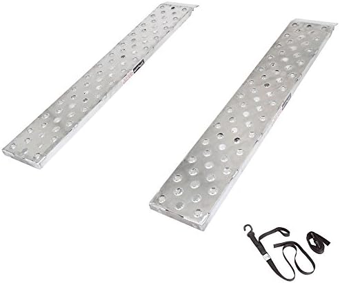 Amazon.com: 71.5" x 12" Aluminum 2,000 lb Capacity Auto Loading Ramps ...