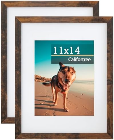 Amazon.com - Califortree Fire Brown 11x14 Picture Frame - Can Display ...
