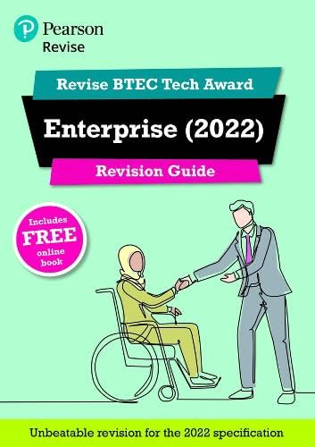 Pearson REVISE BTEC Tech Award Enterprise Revision Guide Print: Amazon ...