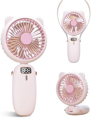 Amazon.com: TriPole Mini Handheld Fan 2600mAh Battery Operated Fan 3 ...