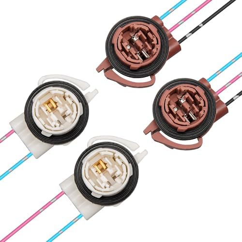 Amazon.com: 2 Pack 3156 4156 LED Bulb Socket Pre-wired Connector Wiring ...