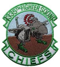 Amazon.com: USAF AIR Force 335th Fighter Squadron Chiefs F-15 Aircraft ...
