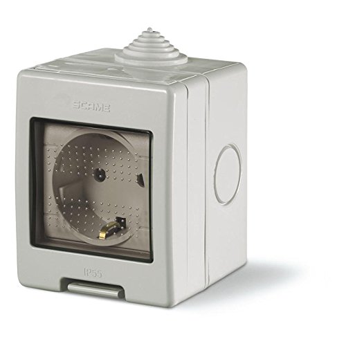 Scame Unibox Unibox Evolution Box 1 Schuko Module | Desertcart Japan